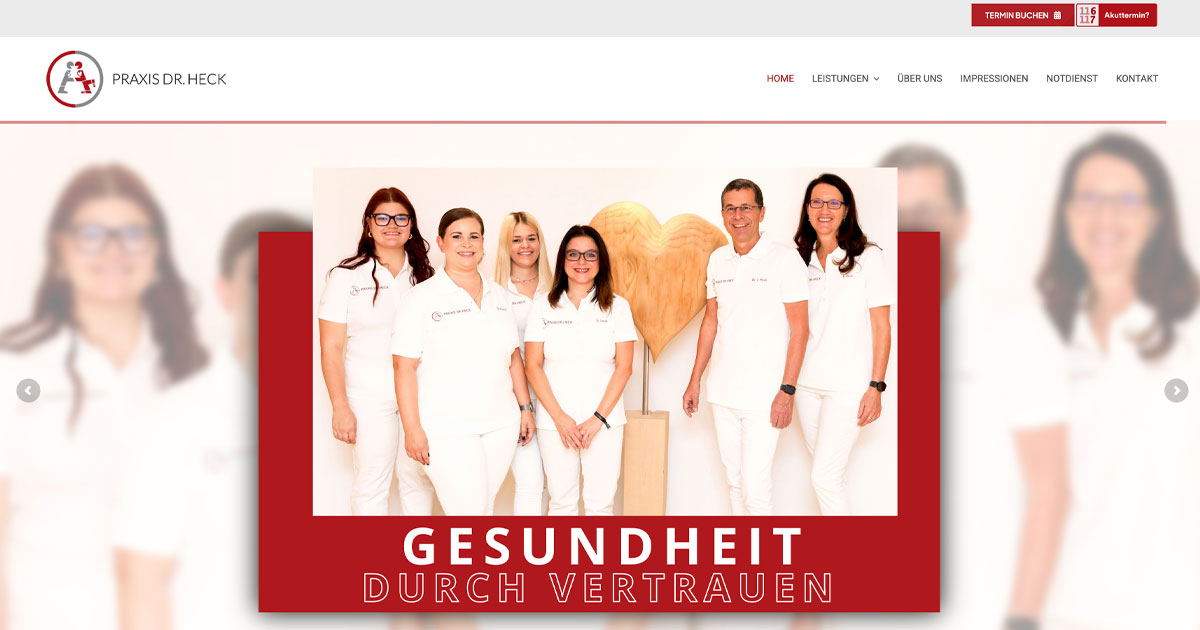 Das Team der Praxis Dr. Heck stellt sich vor